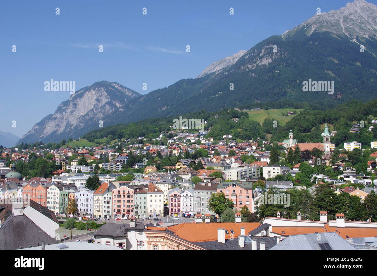 Aerial view of innsbruck hi-res stock photography and images - Alamy