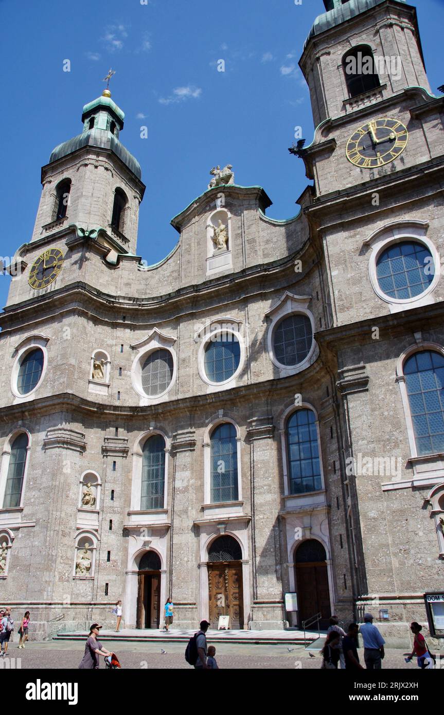 Innsbruck, Austria, Innsbruck Cathedral, also known as the Cathedral of ...