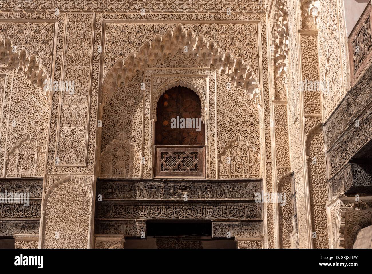 Fes, Morocco - April 05, 2023 - Traditional oriental facade at the ...
