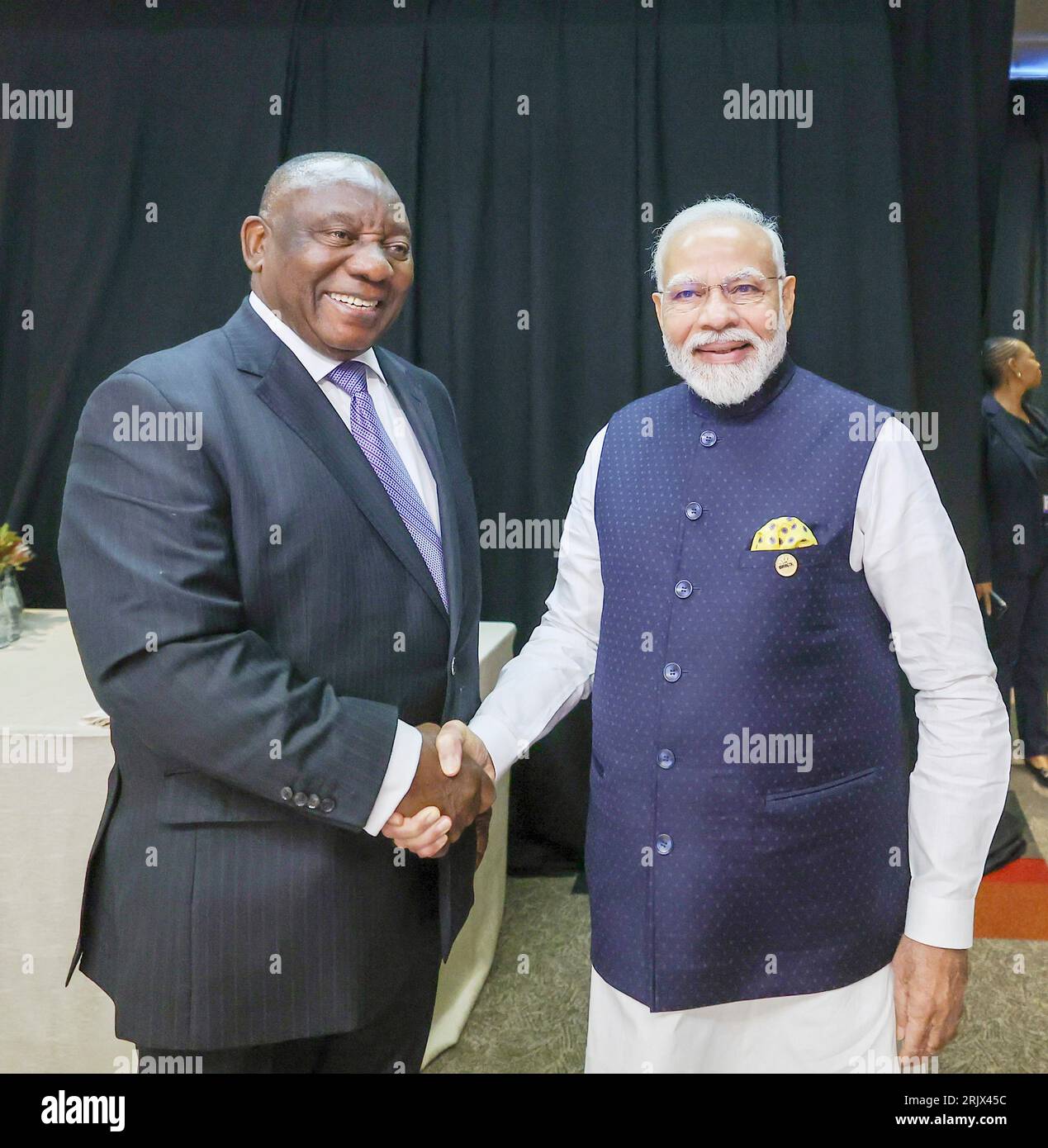 Johannesburg, South Africa. 23rd Aug, 2023. Indian Prime Minister ...