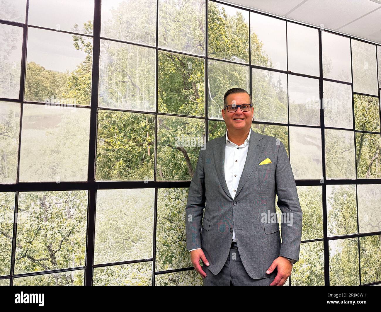 Stockholm, Sweden. 21st Aug, 2023. Joakim Karlsson, CEO and president ...