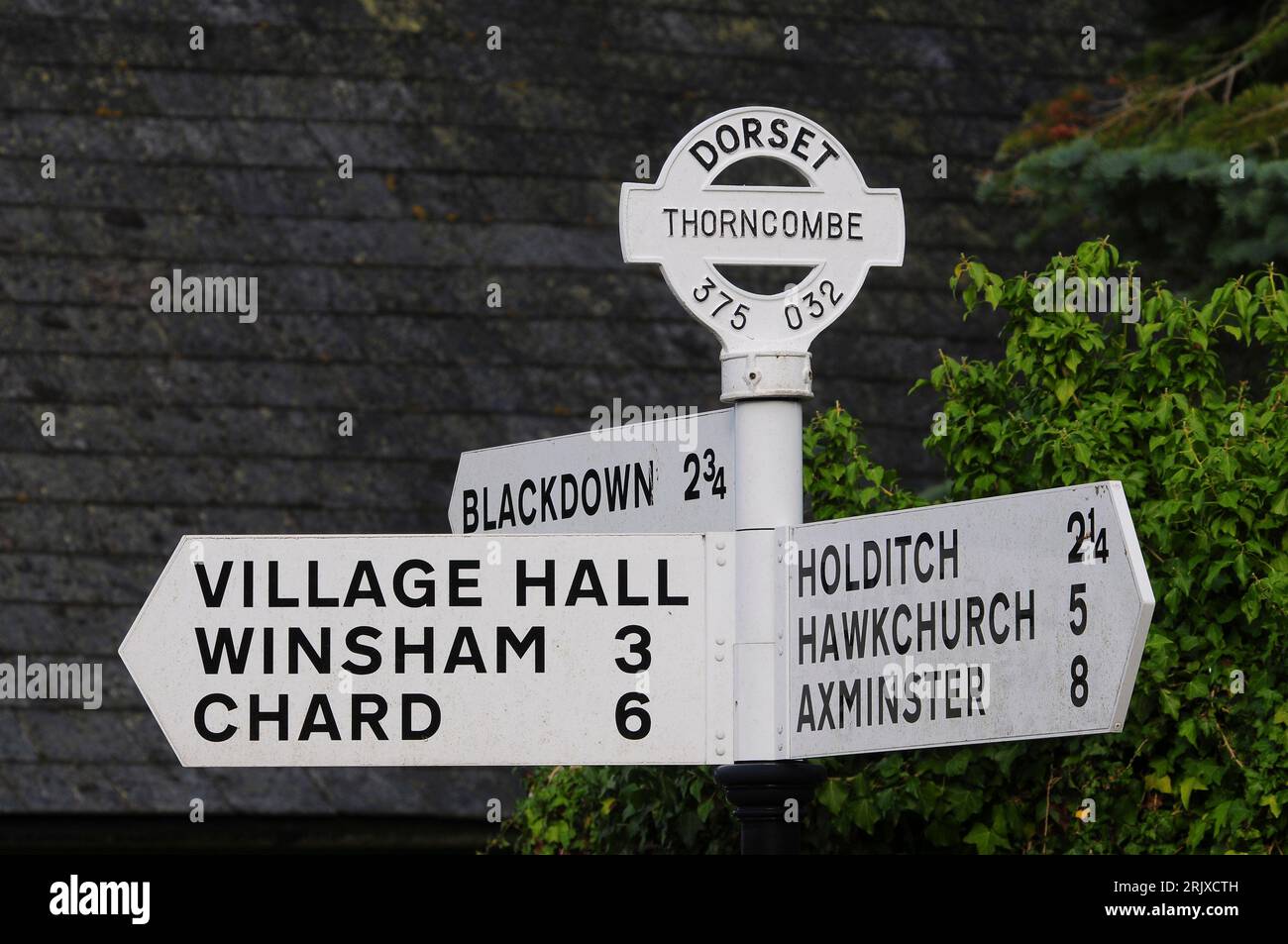 fingerpost or waymark sign at Thorncombe, Dorset Stock Photo - Alamy
