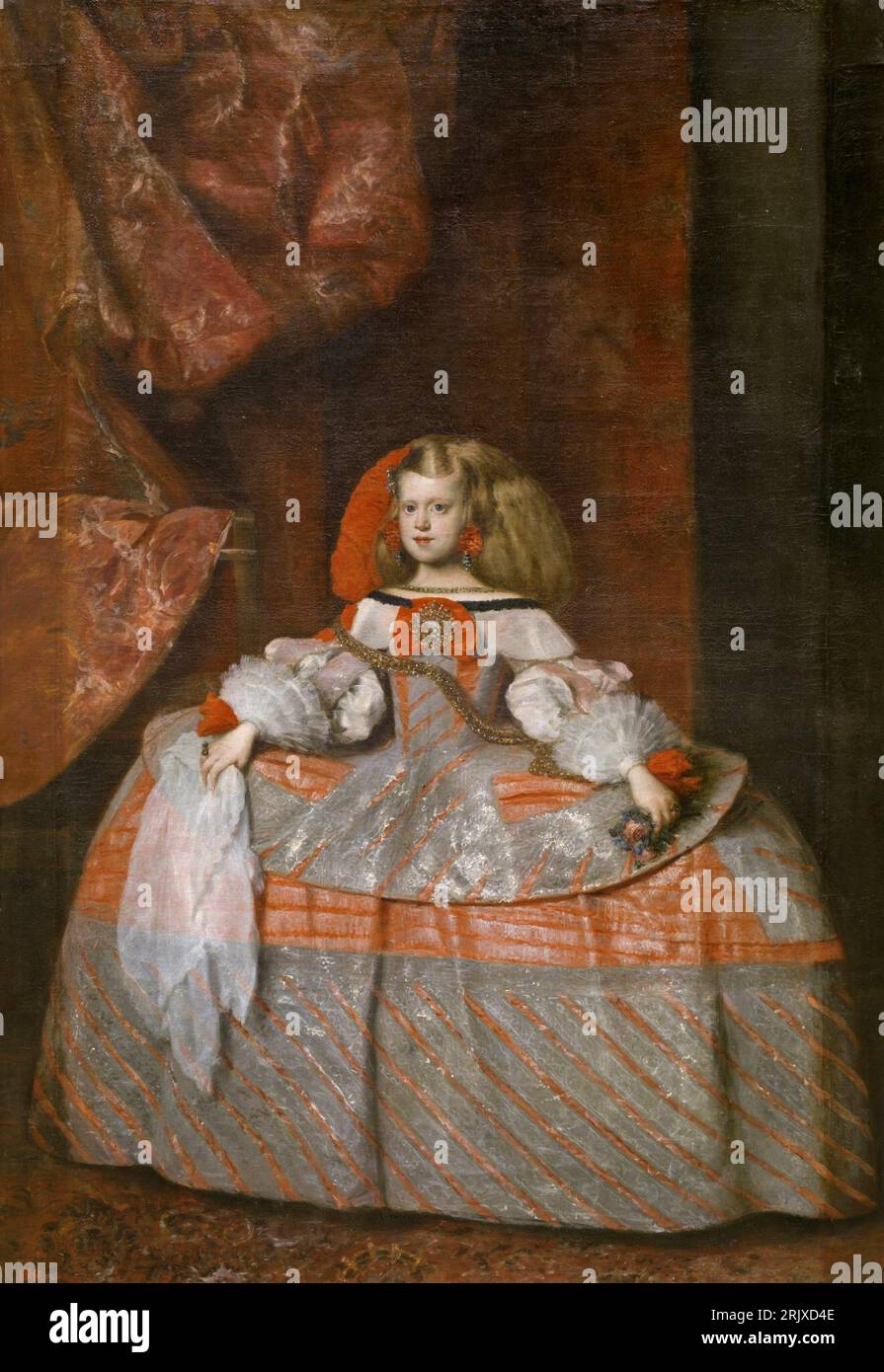 Infanta Margarita Teresa In A Pink Dress Margaret Theresa Of Spain