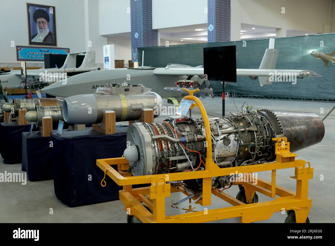 Tehran, Iran. 23rd Aug, 2023. Iran's domestically built drones are ...