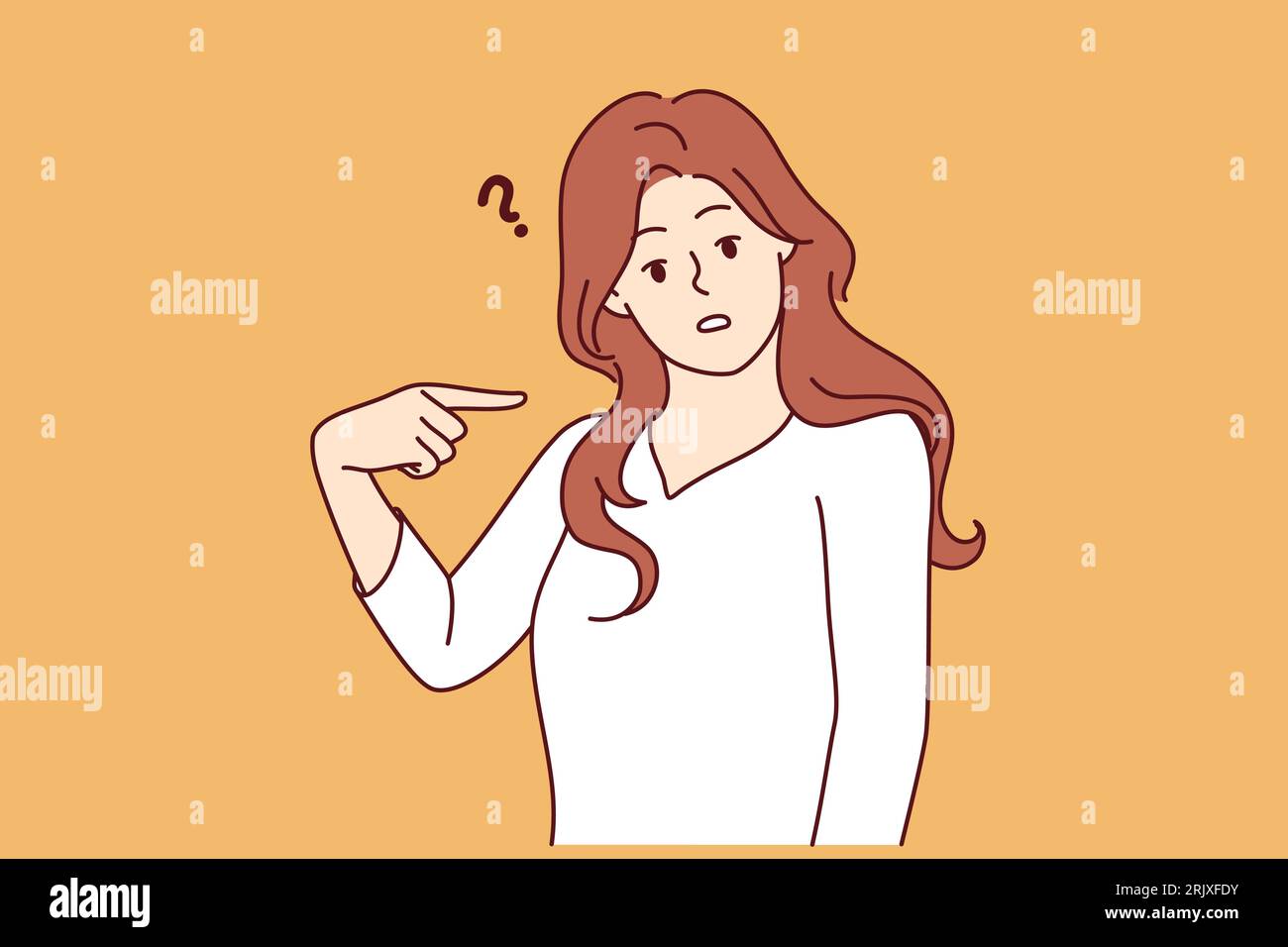 Student looks embarrassed Stock Vector Images - Alamy