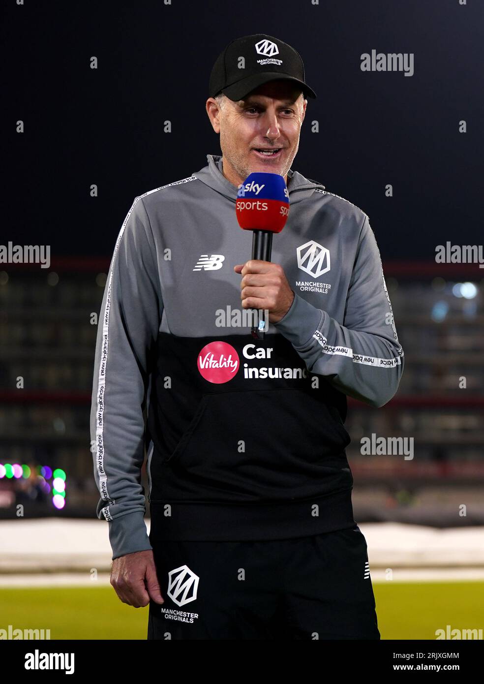 Manchester Originals coach Simon Katich after The Hundred match at ...