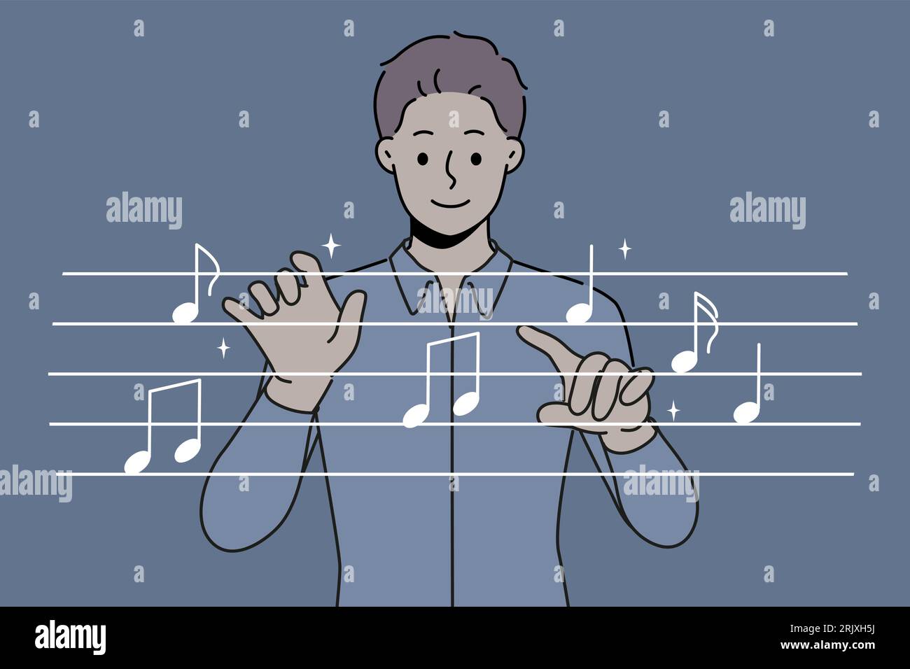 Rehearses stage Stock Vector Images - Alamy