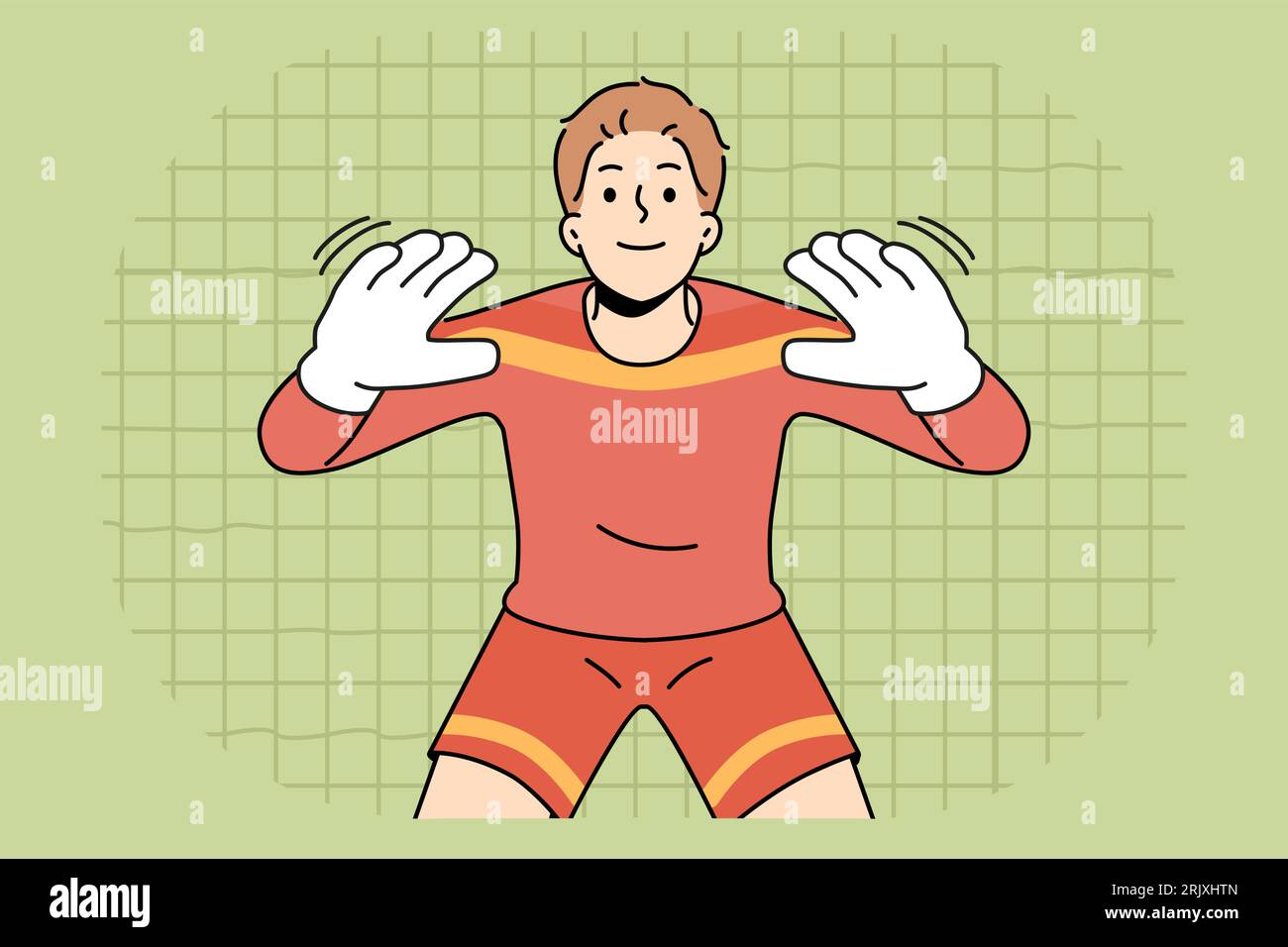 Football pitch olympic stadium in Stock Vector Images - Alamy