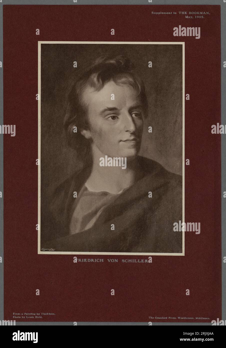 Friedrich von Schiller 1905 by Louis Held Stock Photo - Alamy