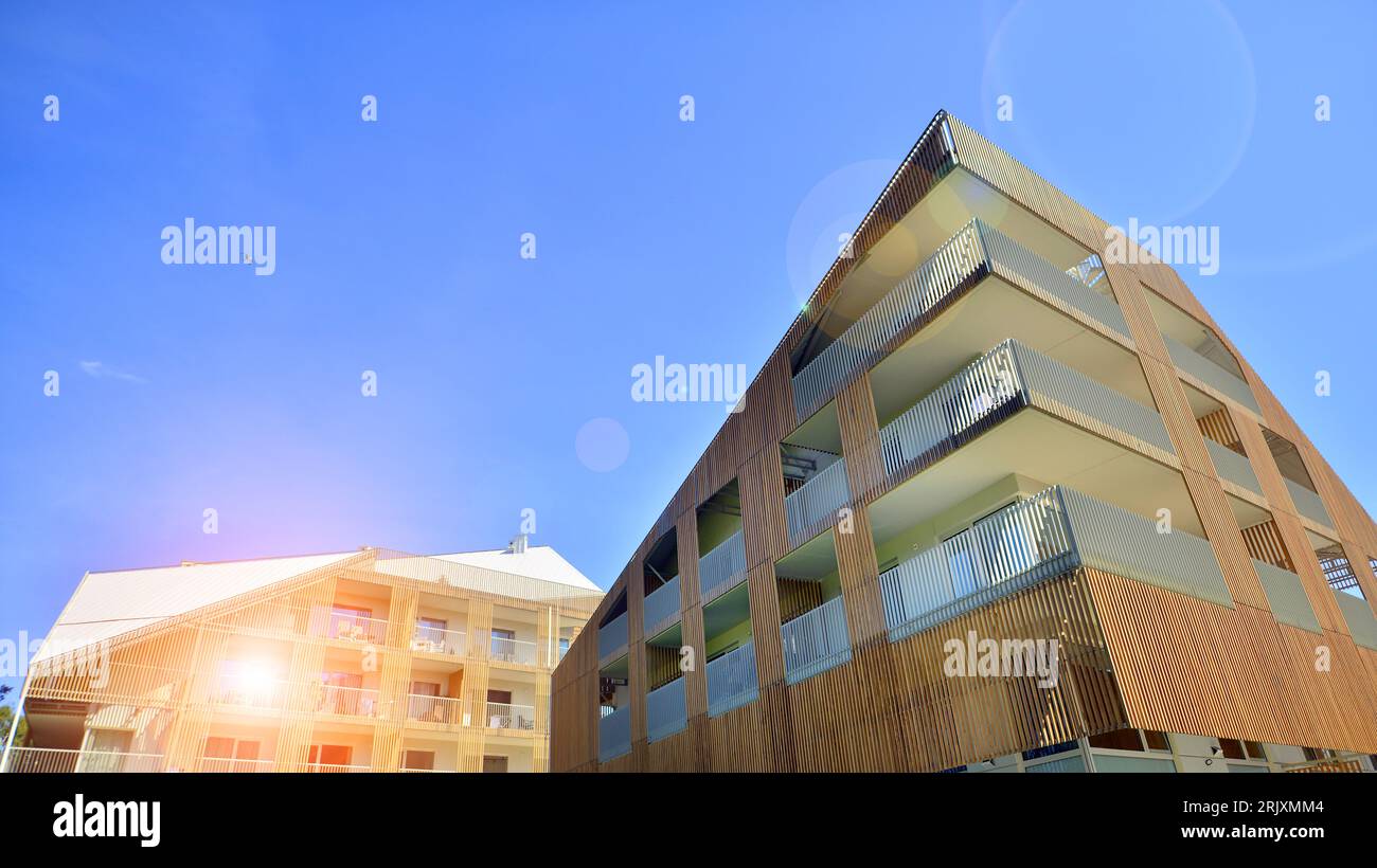 Luxury modern residential apartment building complex Stock Photo - Alamy