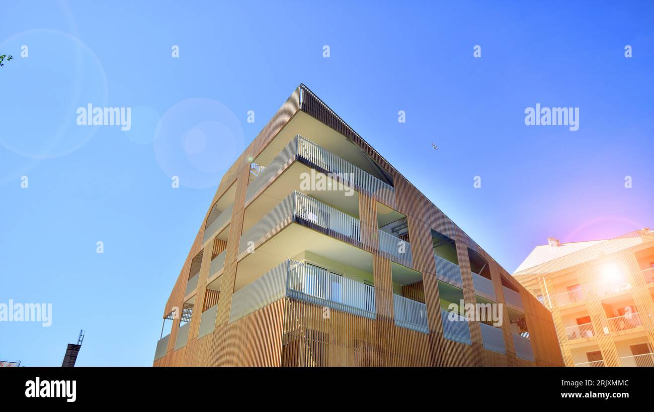 Luxury modern residential apartment building complex Stock Photo - Alamy