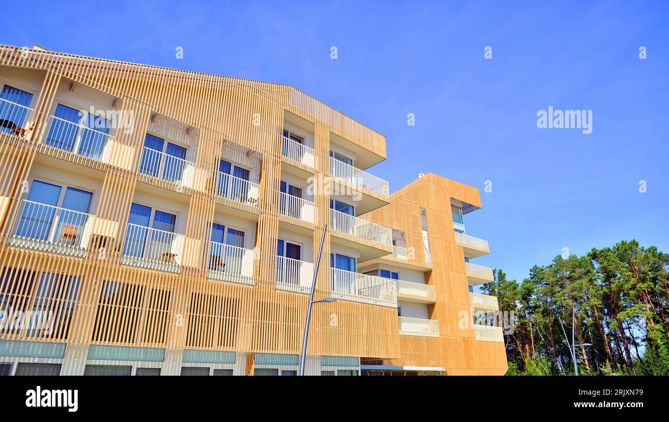 Luxury modern residential apartment building complex Stock Photo - Alamy