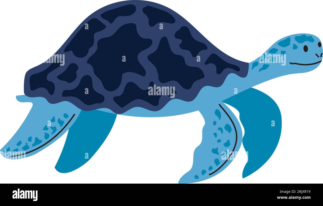 blue turtle design Stock Vector Image & Art - Alamy