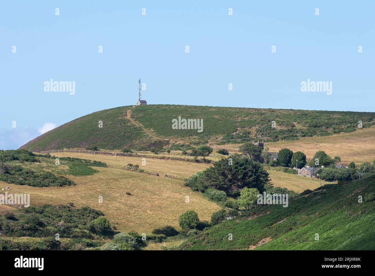 Landscape photo of Countisbury Hill and Watersmeet Valley in Exmmor ...