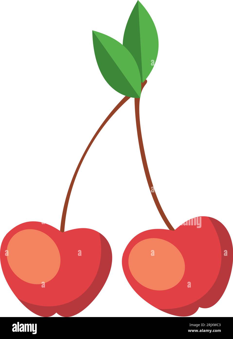 healthy cherry design Stock Vector Image & Art - Alamy