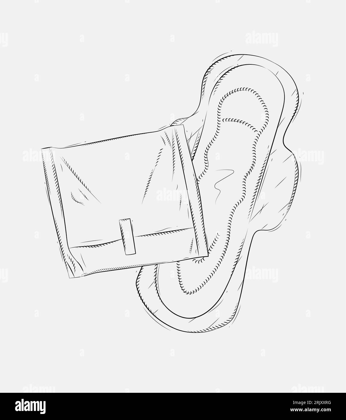 Menstrual cycle drawing Black and White Stock Photos & Images - Alamy