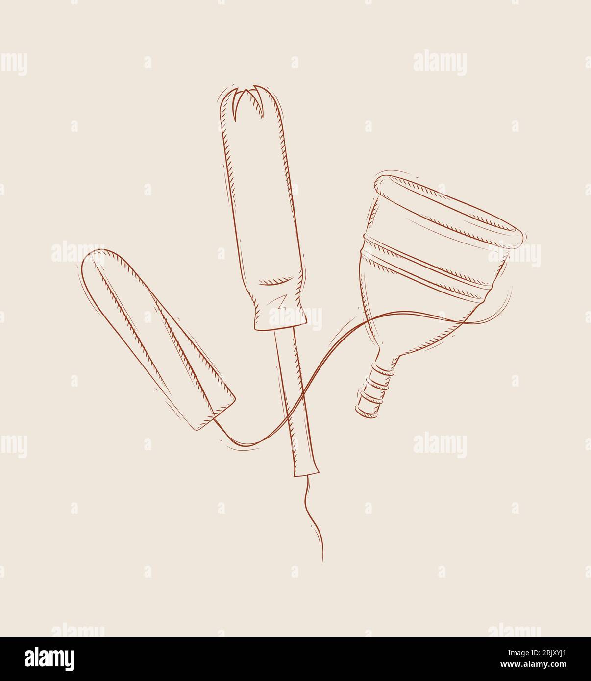 Menstrual cycle drawing hi-res stock photography and images - Alamy