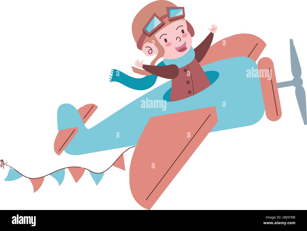 baby pilot design Stock Vector Image & Art - Alamy