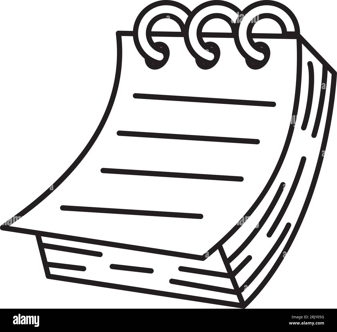 school ringed book Stock Vector Image & Art - Alamy