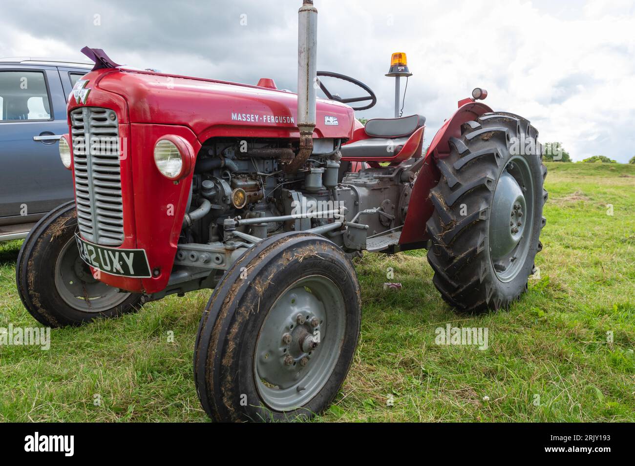 Low Ham.Somerset.United Kingdom.July 23rd 2023.A restored Massey ...