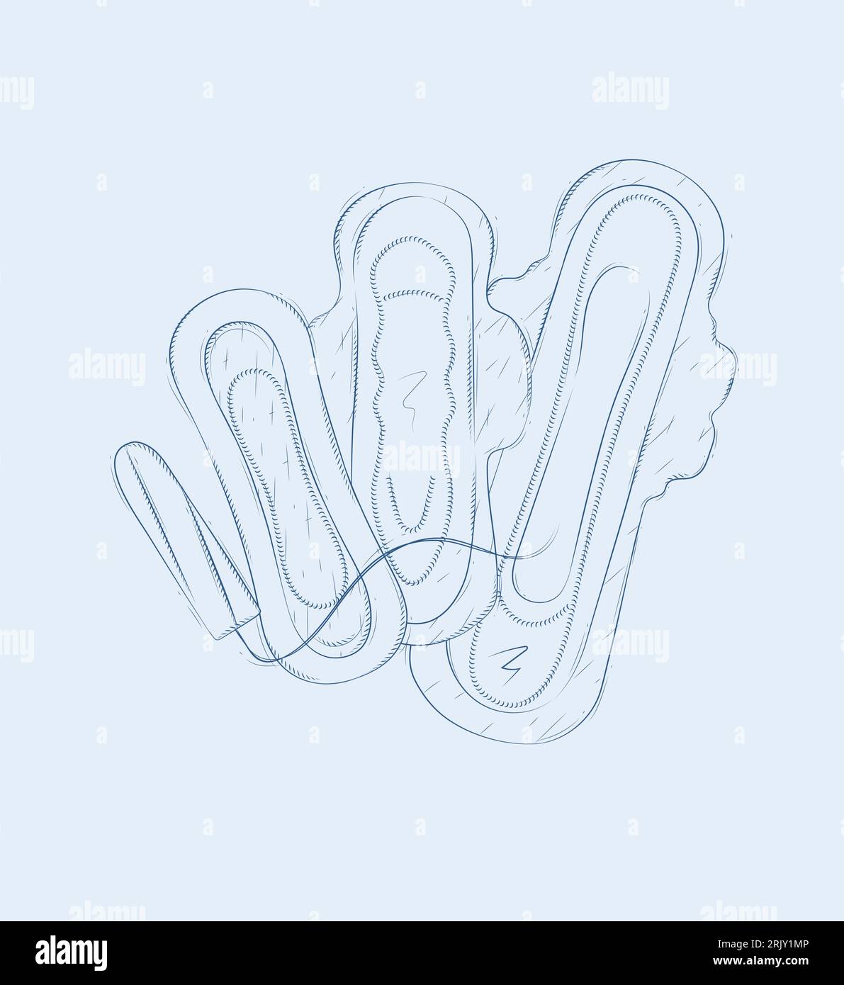 Daily pads Stock Vector Images - Alamy