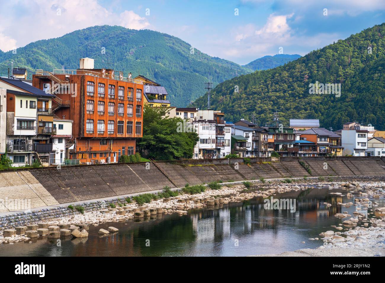 Gero, Gifu Prefecture, Japan hot springs town Stock Photo - Alamy