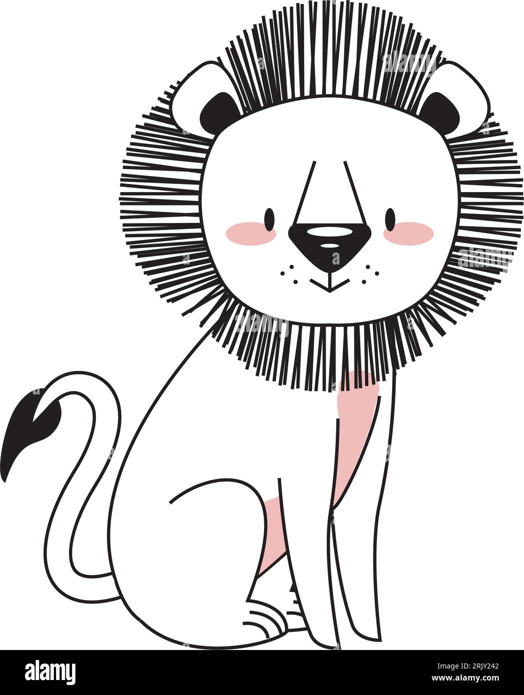 cute lion design Stock Vector Image & Art - Alamy