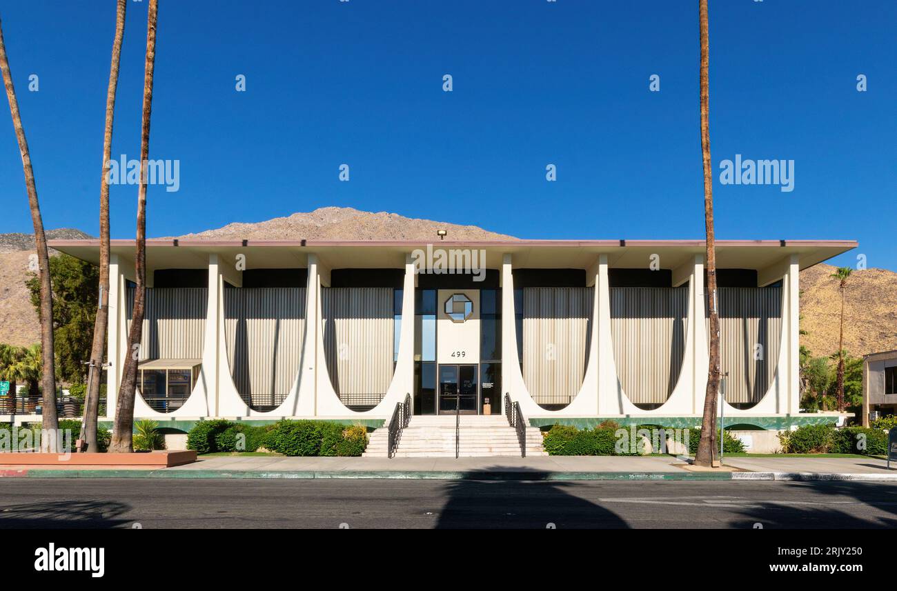 mid-century modern government building with unique architectural design ...