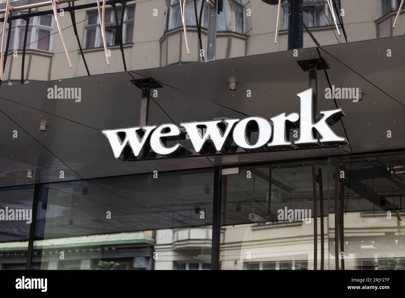 Wework logo hi-res stock photography and images - Alamy