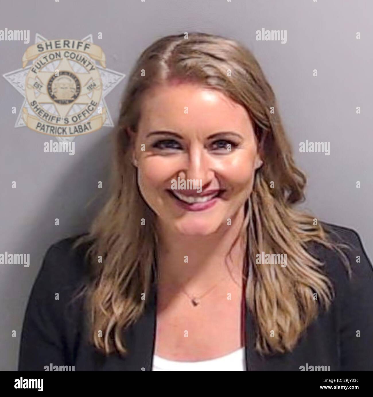 Trump lawyer Jenna Ellis jail booking mug shot from the Fulton County ... Trump lawyer Jenna Ellis jail booking mug shot from the Fulton County ...
