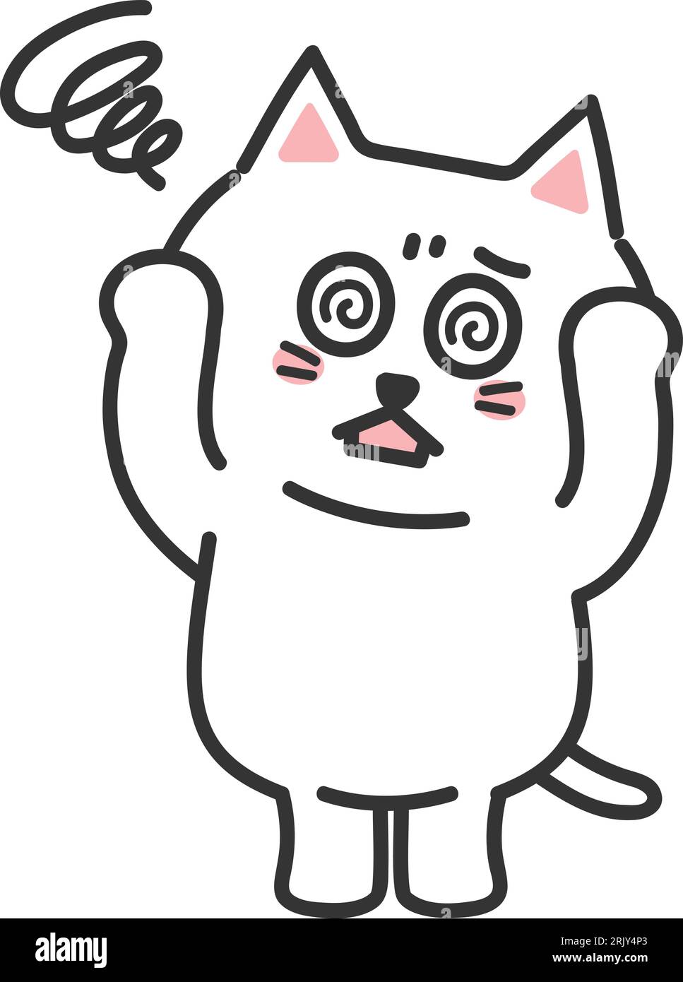 Cat personification Cut Out Stock Images & Pictures - Alamy