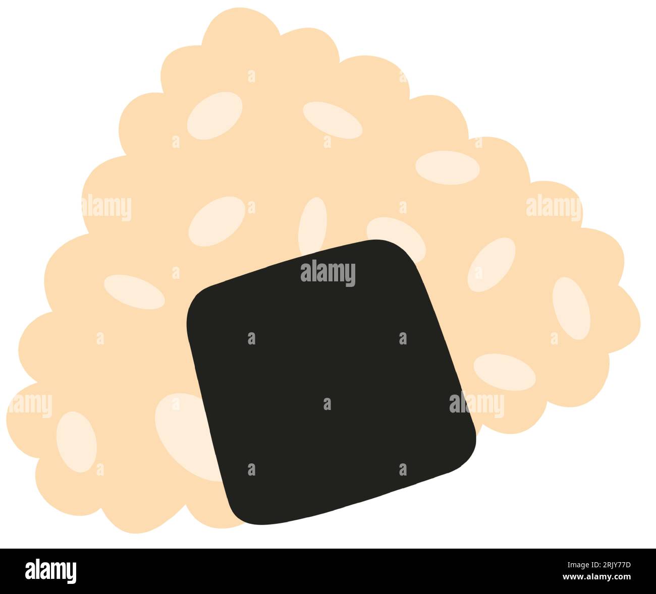 Onigiri. Japanese cuisine, traditional food. Vector illustration Stock ...