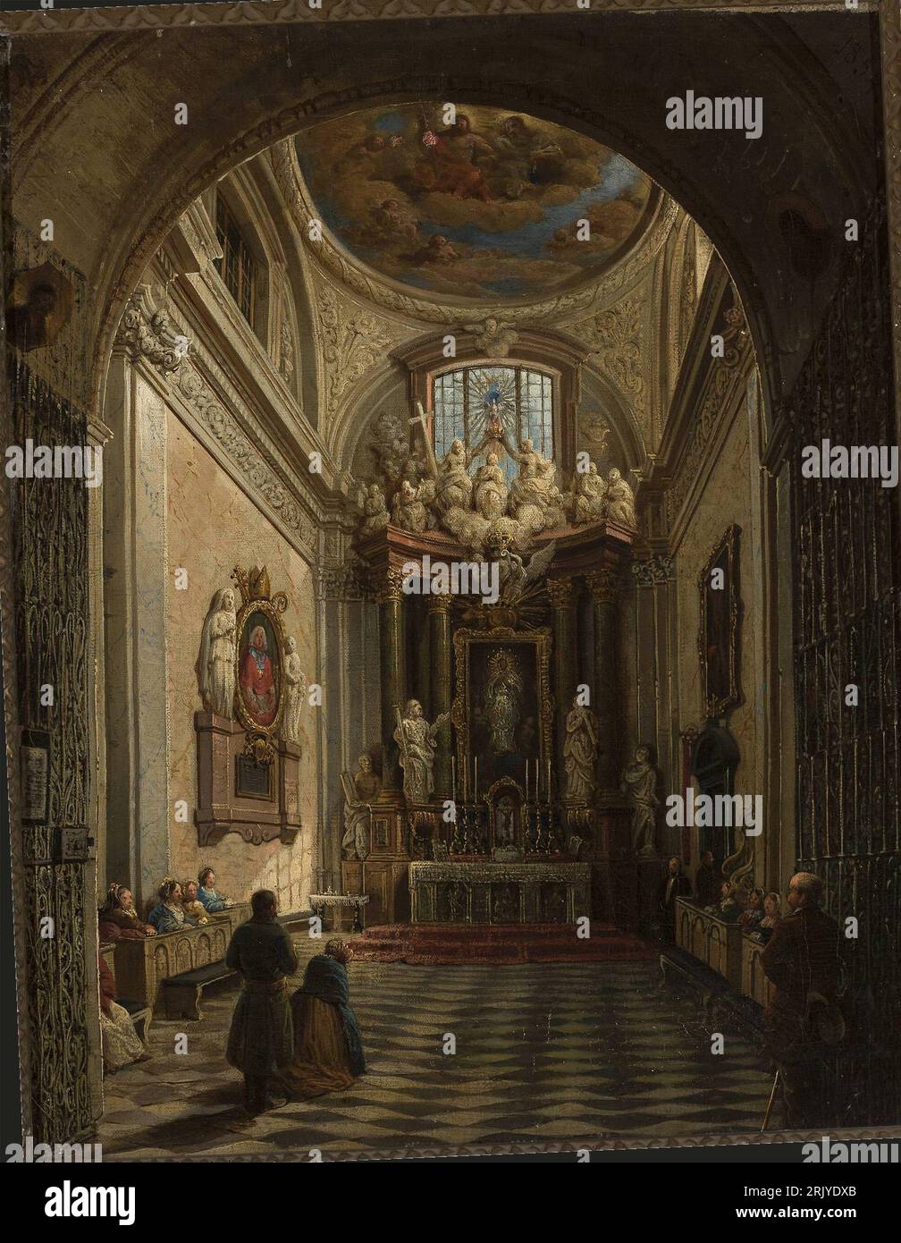 Literary Chapel in St. John’s Cathedral in Warsaw 1854 by Marcin ...