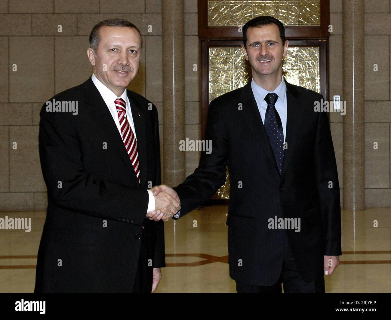 Bashar al assad recep tayyip erdogan hi-res stock photography and ...