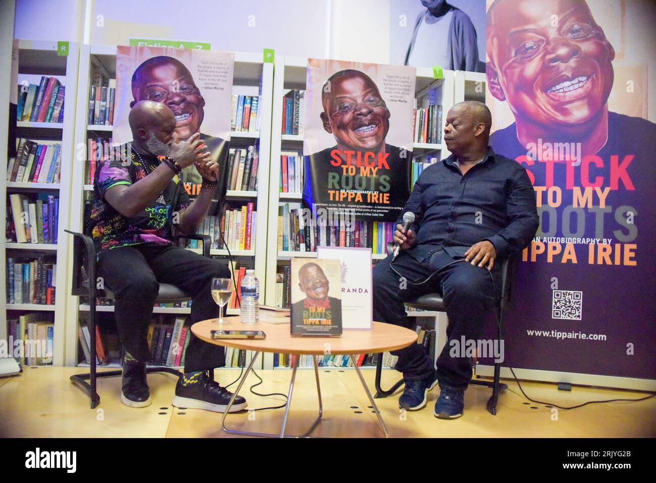 To celebrate the launch of his memoir 'Stick To My Roots', published on ...