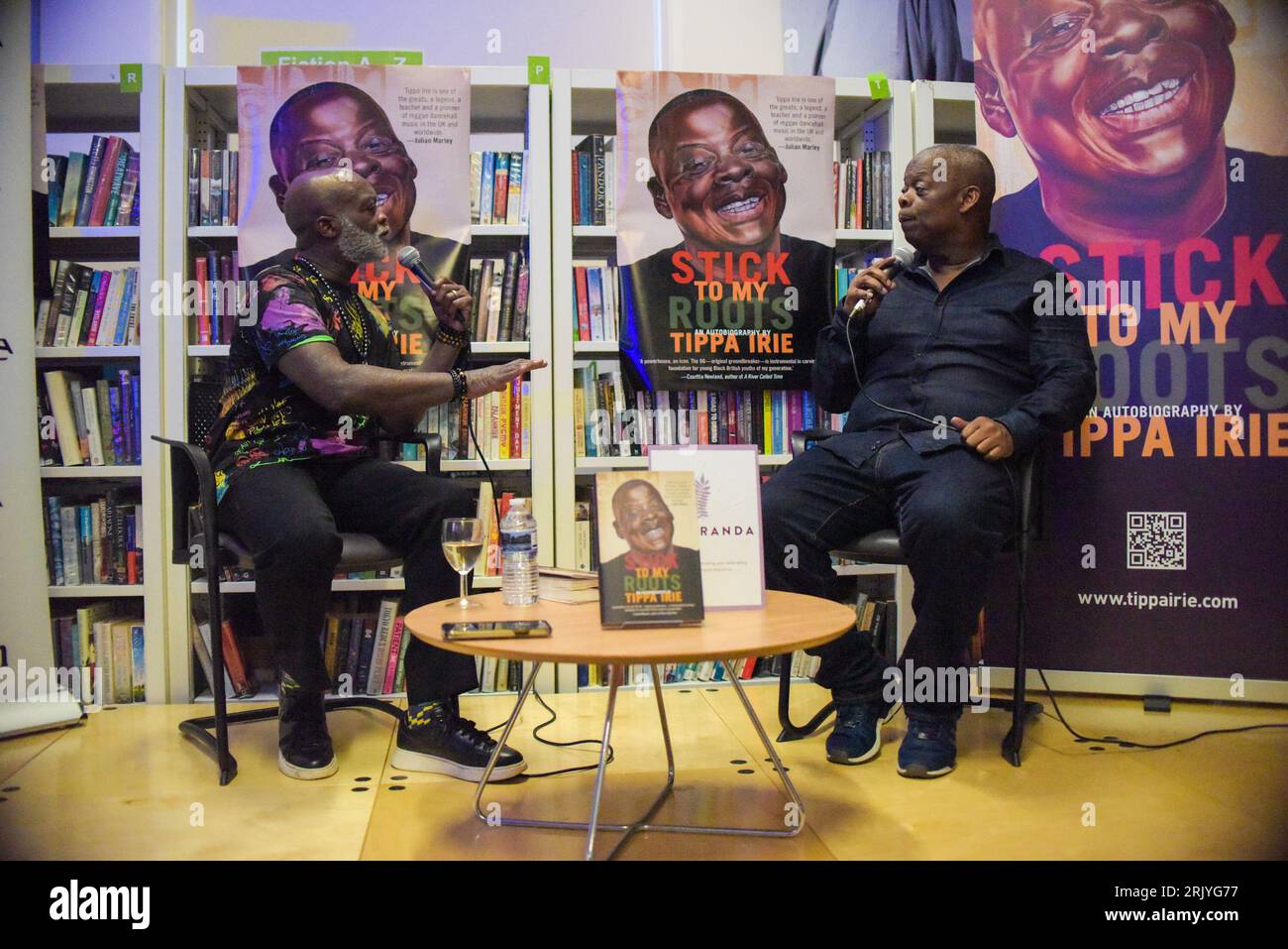 To celebrate the launch of his memoir 'Stick To My Roots', published on ...