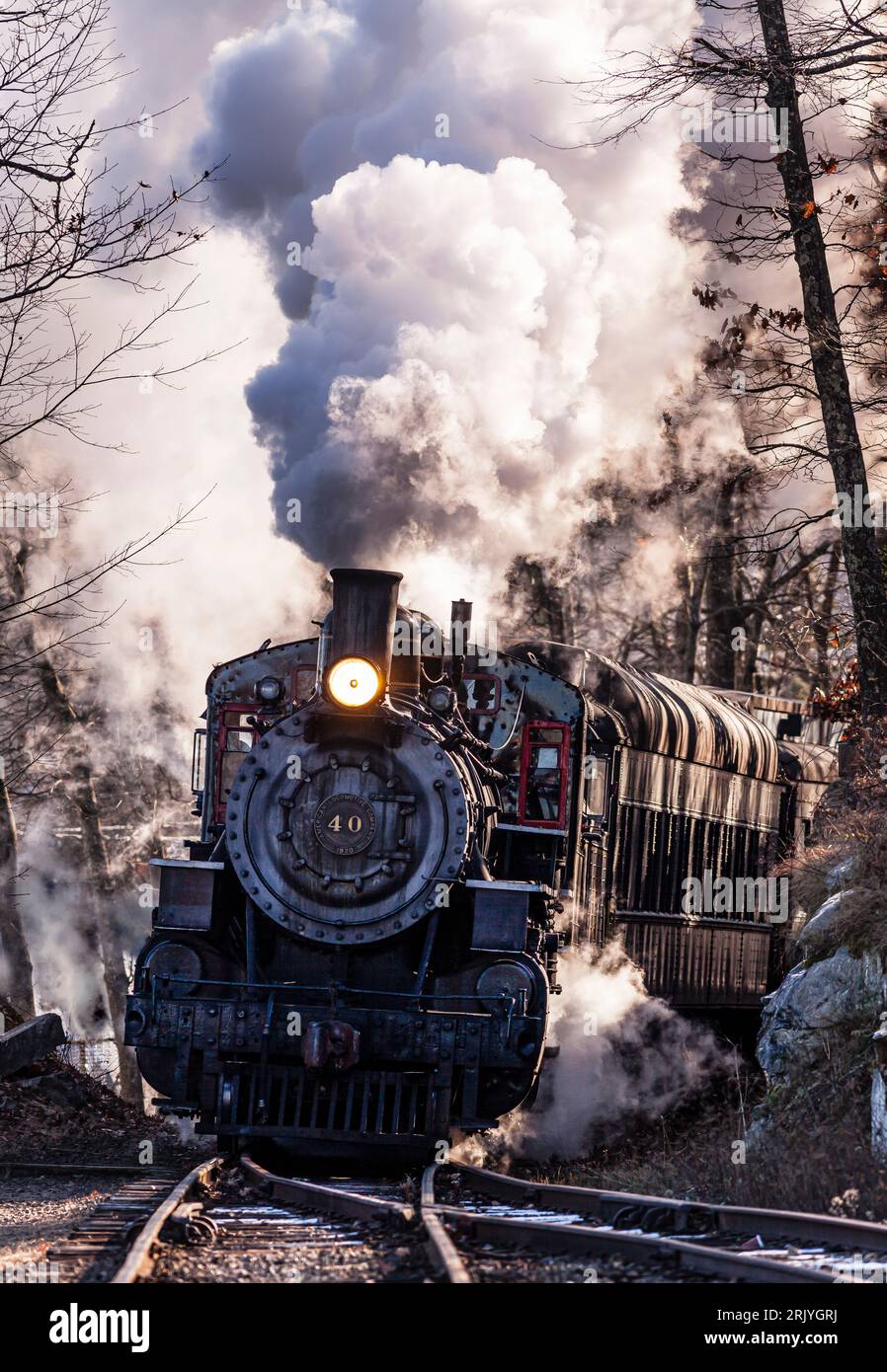 Steam Train Deep River, Connecticut, USA Stock Photo - Alamy