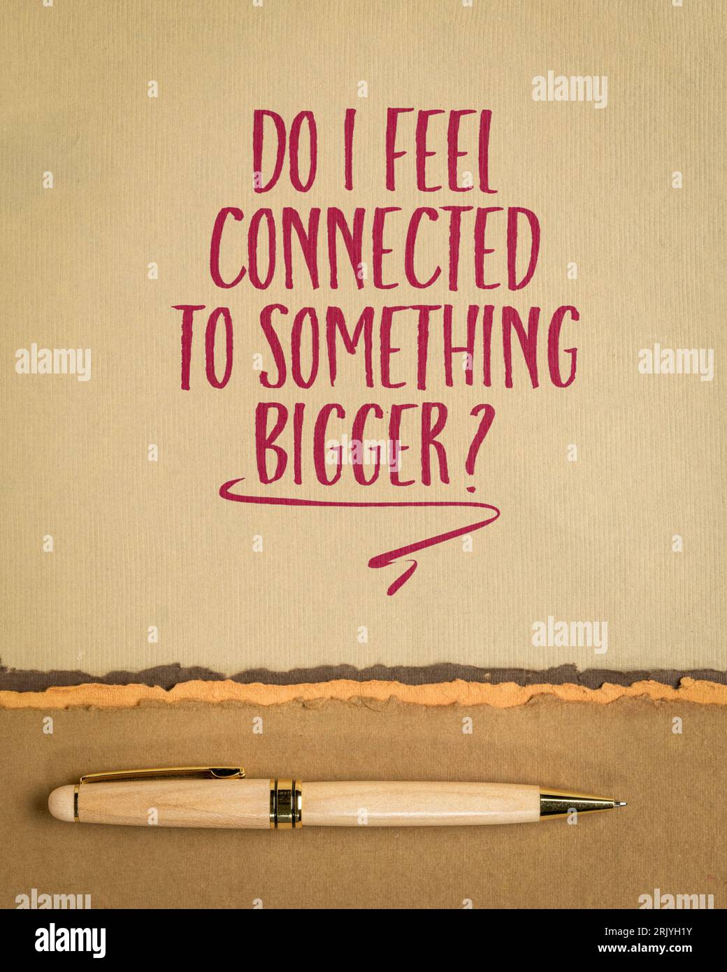 Do I feel connected to something bigger? Self reflection question on ...