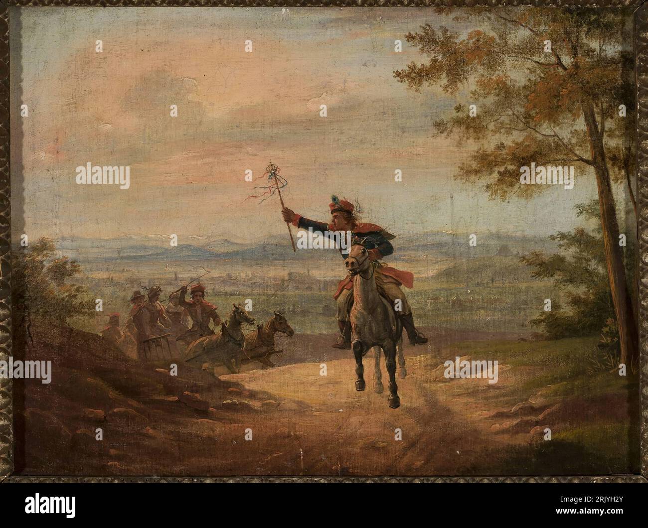 Wedding. 19th century by January Suchodolski Stock Photo - Alamy