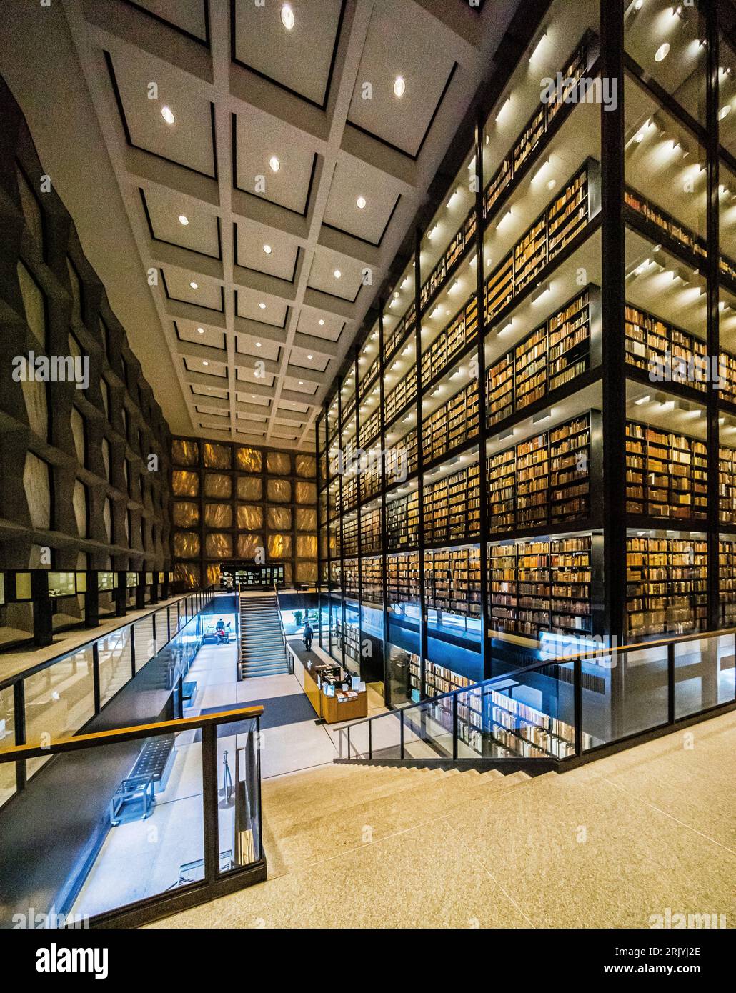 Maya lin sterling memorial library hi-res stock photography and images ...