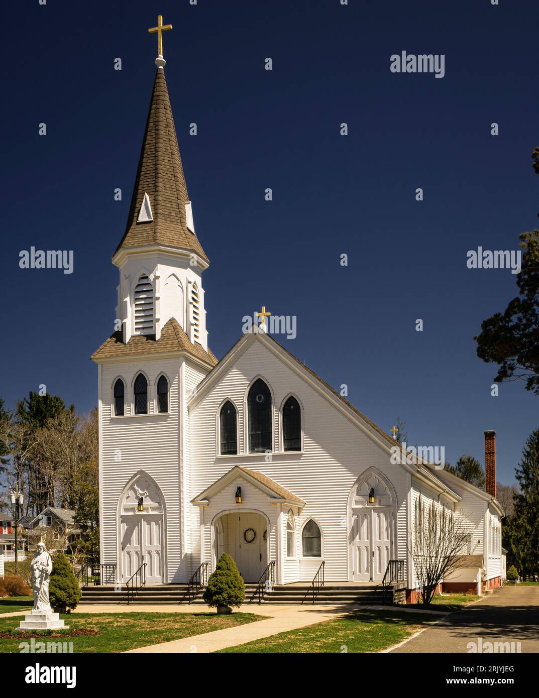 St Joseph’s Roman Catholic Church Chester, Connecticut, USA Stock Photo ...