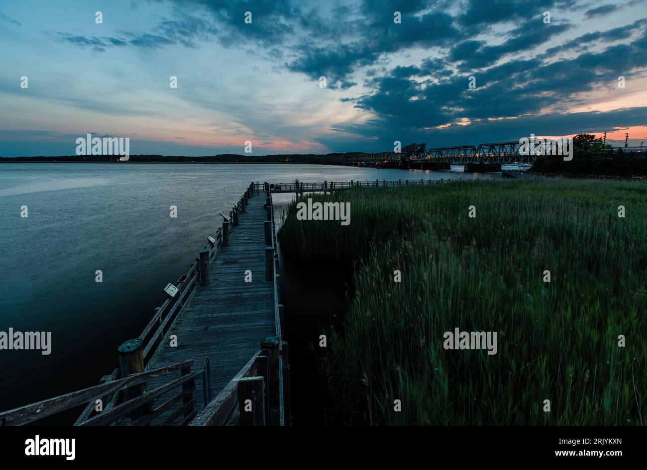 Ferry Landing State Park Fishing Pier & Amtrak Old Saybrook – Old Lyme ...