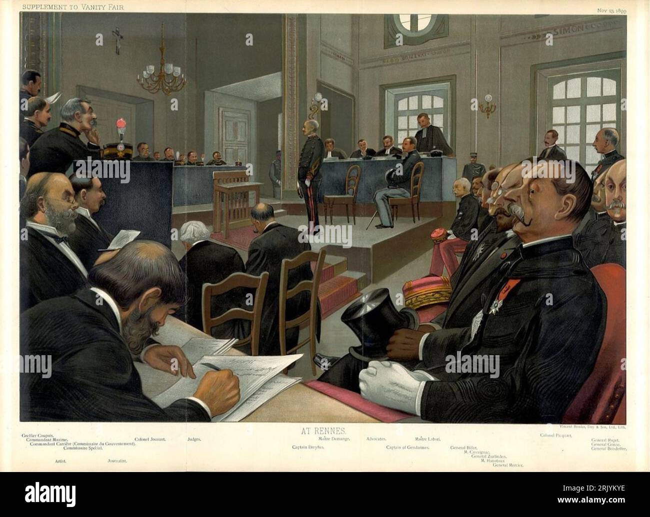 At Rennes 23 November 1899 by Jean Baptiste Guth Stock Photo - Alamy
