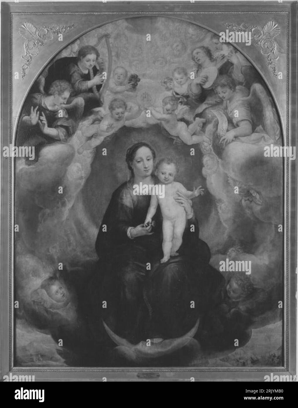 Maria mit dem christuskind Black and White Stock Photos & Images - Alamy