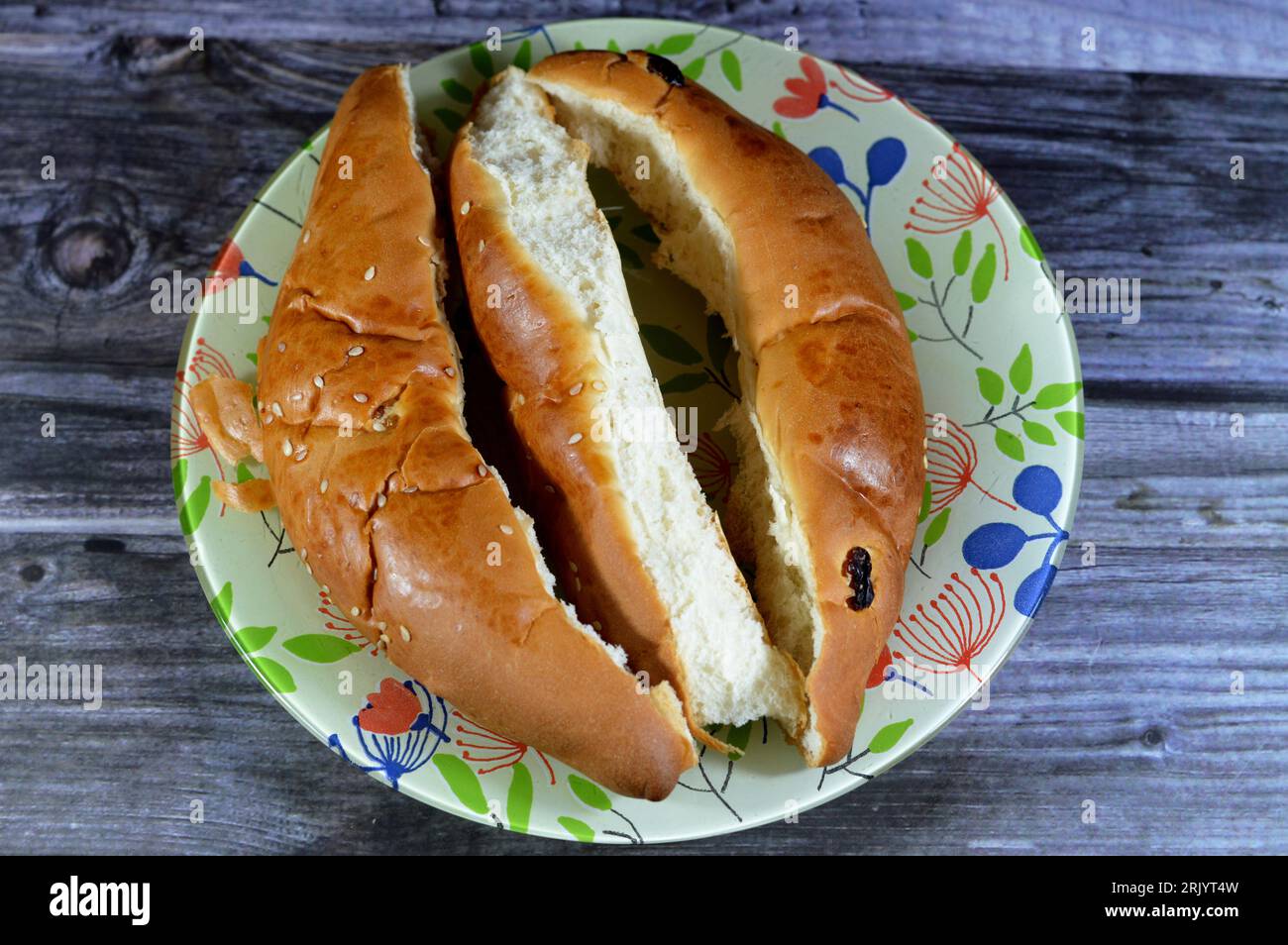 Traditional Egyptian sweet bread rolls called Shoreek, Soft, sweet ...