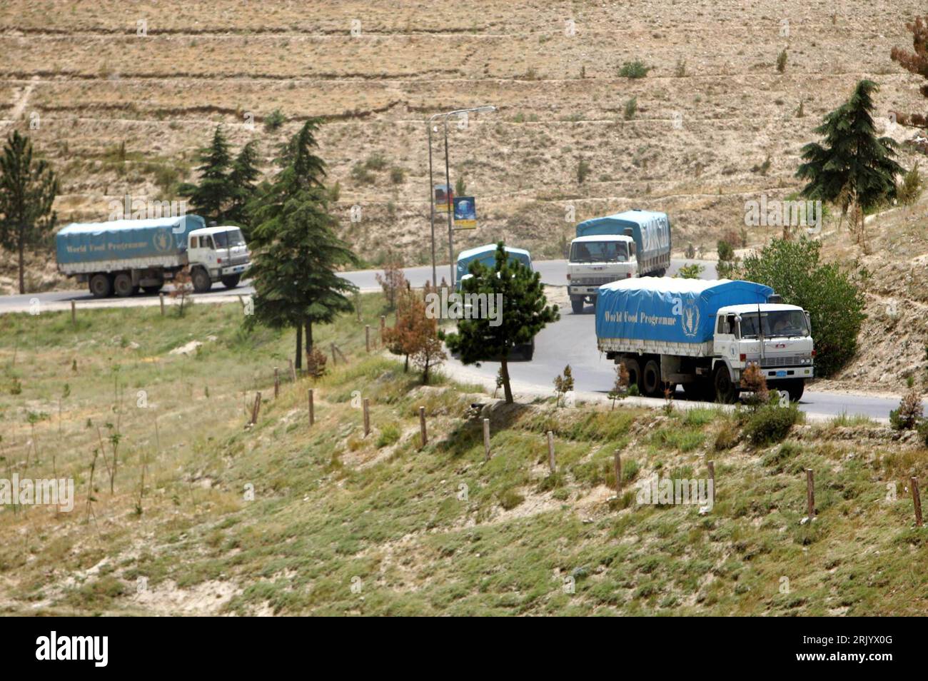 Wfp trucks afghanistan hi-res stock photography and images - Alamy