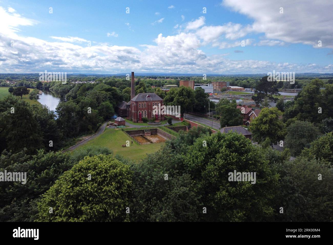 Tees cottage pumping station Darlington Stock Photo - Alamy