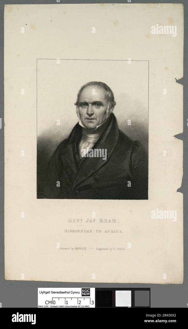Revd. Jas. Read 1839 by Henry Richard Cook Stock Photo - Alamy