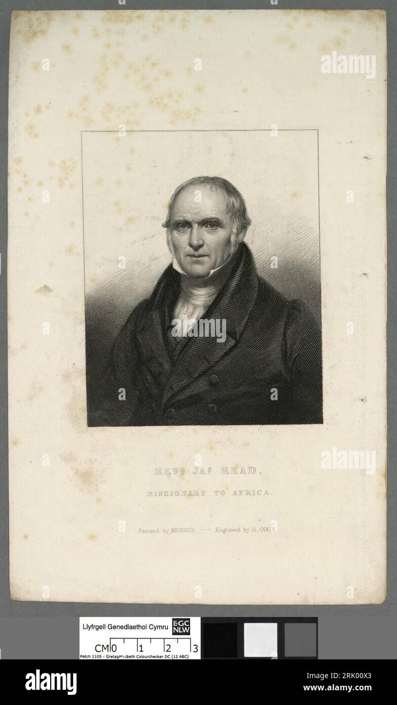 Revd. Jas. Read 1839 by Henry Richard Cook Stock Photo - Alamy