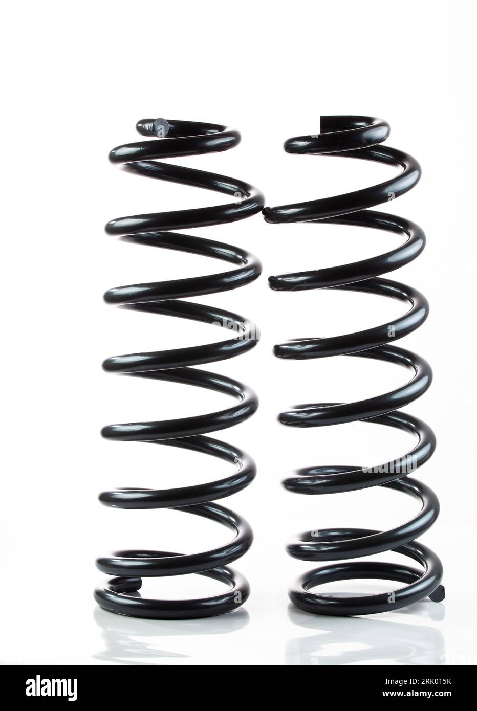 Heavy Duty Coil Springs for a truck on a white background Stock Photo ...